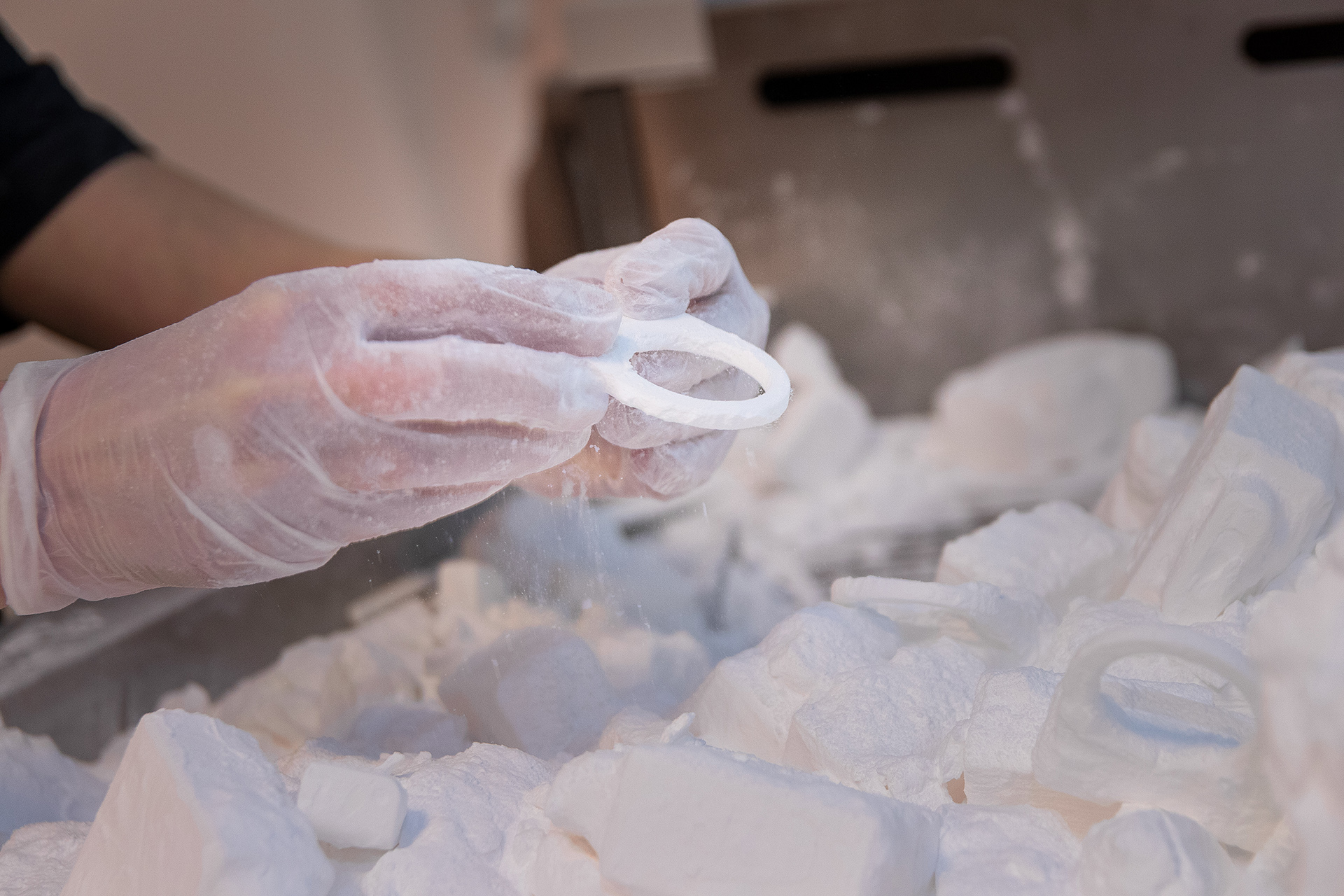 Danish Technological Institute reduces the amount of new plastic powder ...