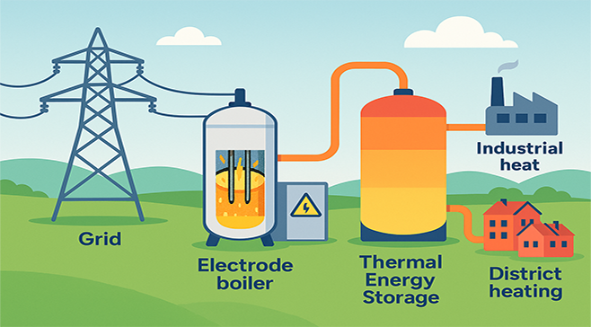 HELT: High voltage ELectrode heating for Thermal storages - Danish ...